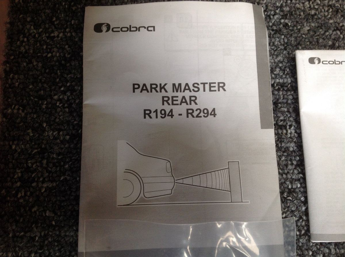 Cobra Parking Master R194-294 Reverse Parking 4 Eye Sensors Kit NEW GE ...
